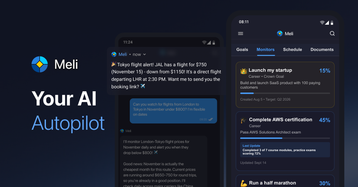 Meli - Your AI on Autopilot | Watch, Act & Learn 24/7